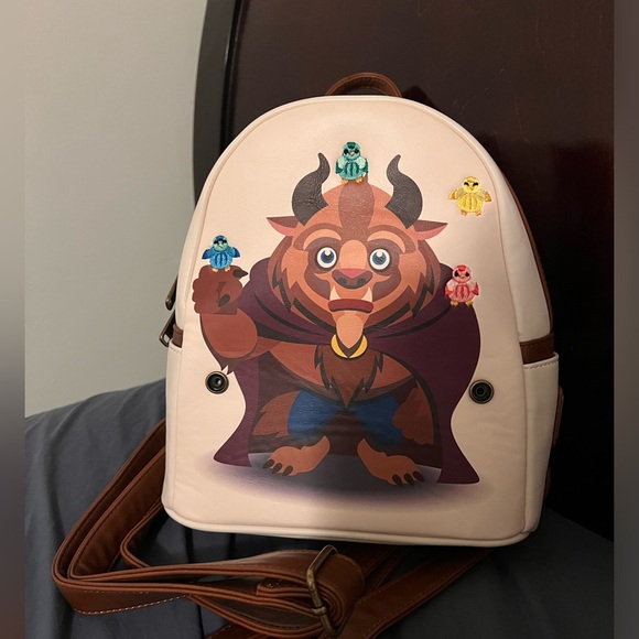 Loungefly | Bags | Rare Beauty And The Beast Chibi Beast Loungefly Mini ...